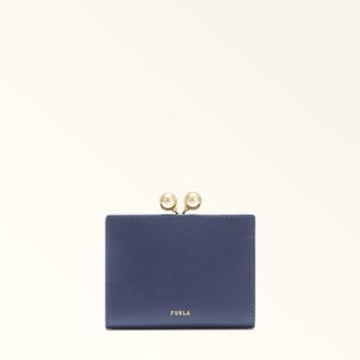 Furla Dots Münzbörse S Blu Reale Sidney-kalbsleder Damen