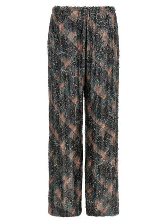 Dries Van Noten Sequin-Embellished Trousers - Charcoal