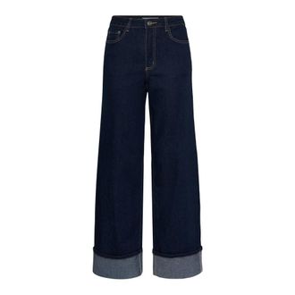 Kaffe Wide Jeans - - Jeans - Damen - Blau - S