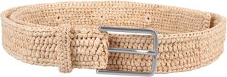 Maison Kitsun&eacute; Raffia Belt