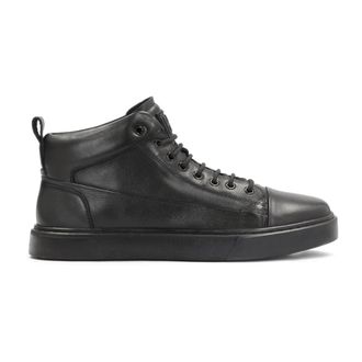Kazar Moderne Ledersneaker Trendy Design - - Shoes - Herren - Schwarzk - 41 EU