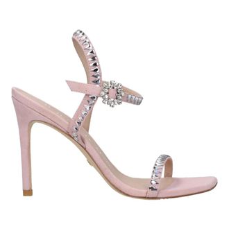 Stuart Weitzman Rosa Leder Stiletto-Absatz Sandalen - - Shoes - Damen - Rosa - 38 1/2 EU