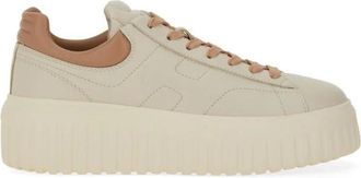 Hogan Femme, Chaussures, Beige, Taille: 40 EU Baskets &agrave; plateforme