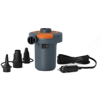 Trade Shop Trade Shop Traesio - Trade Shop - elektrische aufpumpe 3 adapter f&uuml;r 12V zigarettenanz&uuml;nderventile 62144