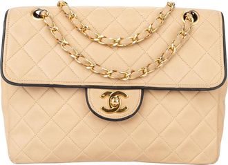 Chanel Crossbody Bags - Chanel Quilted Bicolor Lambskin 24K Gold Single Fl - Gr. unisize - in Bunt - f&uuml;r Damen