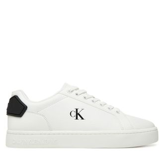 Calvin Klein Jeans Sneakers Calvin Klein Jeans Classic Cupsole Ru Patch Lth YM0YM01297 Wei&szlig;