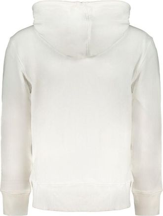 Calvin Klein Cotton-Blend Logo Sweatshirt - White
