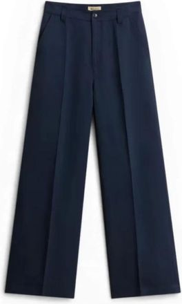 Woolrich Femme, Pantalons, Bleu, Taille: W30 Lyocell Linen Pants