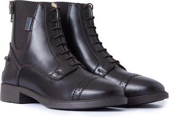 Horze Femme, Bottines d&eacute;quitation Kilkenny, Lacets et Fermeture &eacute;clair, Marron, 37