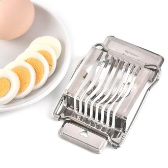 Generic Eierschneider Edelstahl, Eischneidewerkzeug, Eierharfe, Eierpiekser, Kartoffelschneider, Wachteleierschere, Egg Slicer, Profi Eierteiler