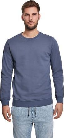 Urban Classics Homme Basic Terry Crew Maillot de surv tement, Noir (00007)., 4XL Grande taille EU