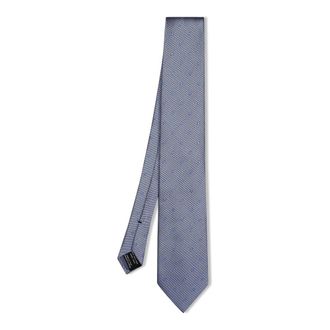 Tom Ford Homme, Accessoires, Bleu, Taille: ONE Size Cravate en soie &agrave; pois