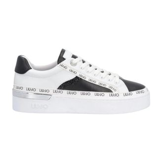 Liu Jo Silvia 66 Wei&szlig;e Leder-Sneakers - - Shoes - Damen - Mehrfarbig - 35 EU