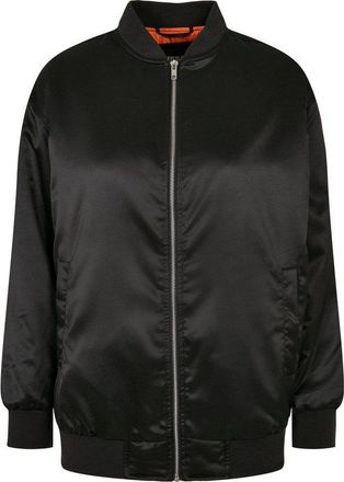 Urban Classics Anorak Urban Classics Damen Ladies Oversized Satin Bomber Jacket (1-St)