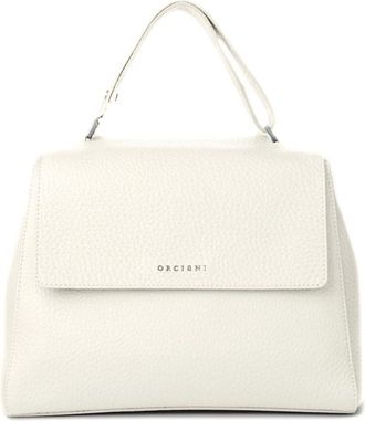 Orciani Femme, Sacs, Blanc, Taille: ONE Size Sveva Soft Medium Shoulder Bag
