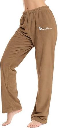 Generic Legging doublé en polaire pour femme - Collants thermiques isolés pour femme - Coupe ajustée - Chaud - Épais - Pantalon de yoga tendance pour la march