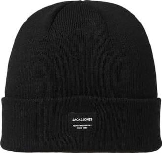 Jack & Jones 12092815 - Bonnet - Homme - Noir (Black) - Taille Unique (Taille Fabricant: One Size)