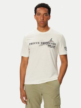 Aeronautica Aeronautica Militare T-Shirt 262TS2541UJ00750 Wei&szlig; Regular Fit