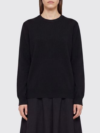 Jil Sander Pull &agrave; col rond en pure laine m&eacute;rinos &agrave; manches longues
