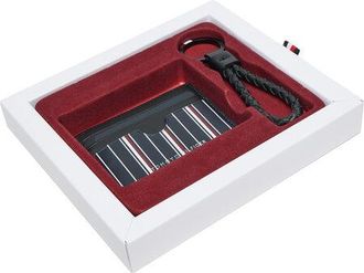 Tommy Hilfiger Kartenetui und Schlüsselanhänger Set Th Corp Cc AM0AM12793 Dunkelblau
