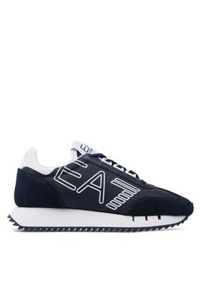Emporio Armani Baskets Dessus Daim et Textile - Ea7
