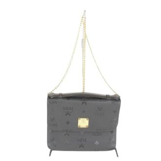 MCM Pre-owned Schultertasche - - Pre-owned - Damen - Schwarzk - ONE SIZE