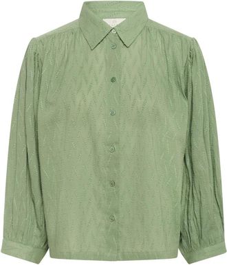 Kaffe Femme, Blouses et Chemises, Vert, Taille: 46 FR Chemises