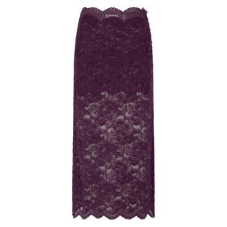 Paco Rabanne Midi-Rock aus Lagen-Spitze - - Skirts - Damen - Lila - S