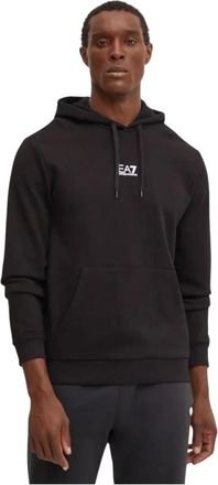 Emporio Armani Emporio Armani Ea7, Homme, Sweatshirts et sweats &agrave; capuche, Noir, Taille: S SweaT-shirts &agrave; capuche