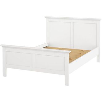 ebuy24 Venedig Bett Doppelbett 140x200 cm, weiss