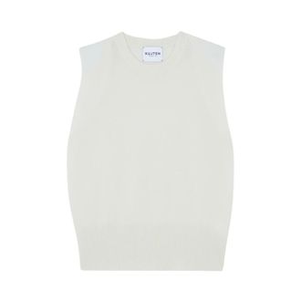 Kujten Kujten, Femme, Pulls, Blanc, Taille: 38 FR Maille Ras du Cou Divina