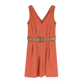 Brunello Cucinelli Damen, Jumpsuits & Playsuits, Orange, SGr&ouml;&szlig;e