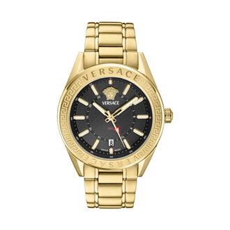 Versace Analoge GMT Uhr - - Accessories - Herren - Gelb - ONE SIZE