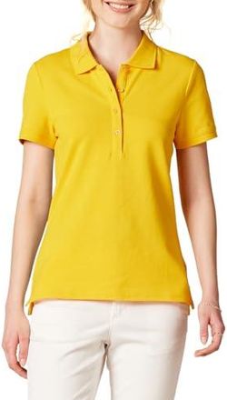 Amazon Essentials Polo Manches Courtes (Grandes Tailles Disponibles) Femme, Jaune Doré, XXL