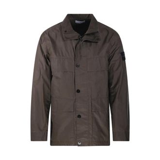 Stone Island Field Jacket - - Jackets - Herren - Braun - XL