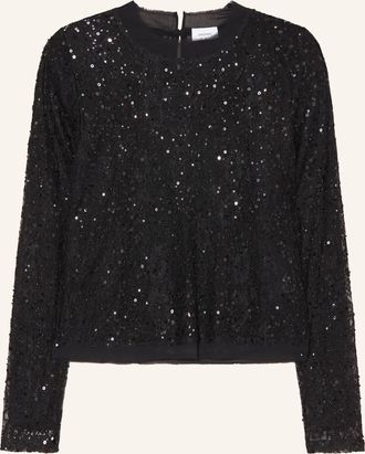 Darling Harbour Darling Harbour Blusenshirt Aus Spitze Mit Pailletten schwarz