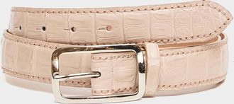 Reptiles House Star - Krokodilschwanzgürtel - Beige