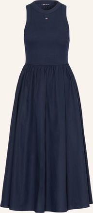 Tommy Jeans Kleid Im Materialmix blau