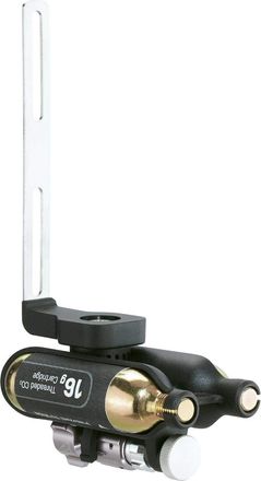 Topeak CO2 Kartuschenpumpe Ninja CO2 Kompatibel mit Ninja Cage Flaschenhaltern, Schwarz, TNJ-CO2