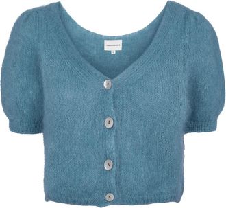 Americandreams Americandreams, Femme, Pulls, Bleu, Taille: 44 FR Harper Cardigan