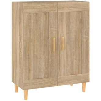 vidaXL Buffet Ch&ecirc;ne sonoma 69,5x34x90 cm Bois ding&eacute;nierie vidaXL