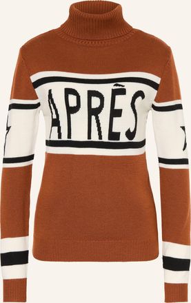 Perfect Moment Perfect Moment Pullover Apres Aus Merinowolle braun