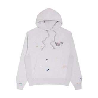 Gallery Dept. Paint Logo Hoodie - - Sweatshirts & Hoodies - Herren - Grau - XL