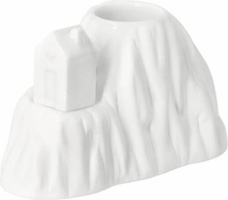 R&auml;der Porzellan Kerzenhalter Haus am Berg - Alpines Design