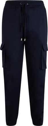 Moorer Pantalons Cargo Hilma - Femme - Pantalons - Bleu - Taille: 36 FR