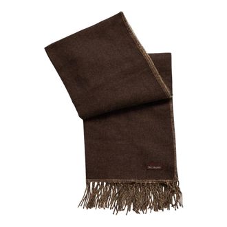 Trussardi Ch&acirc;le &agrave; franges - Femme - Accessoires - Brun - Taille: ONE Size
