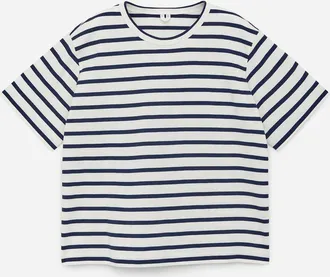 Arket Mittelschweres T-Shirt -Blau