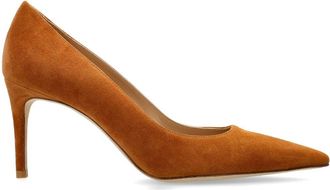 Stuart Weitzman Pumps aus Wildleder 75mm - Braun