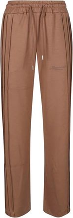 Hinnominate Hinnominate, Femme, Pantalons, Brun, Taille: 36 FR Pantalon &agrave; Jambes Larges
