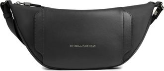 Piquadro Femme, Sacs, Noir, Taille: ONE Size Sac Banane en Textile et Cuir